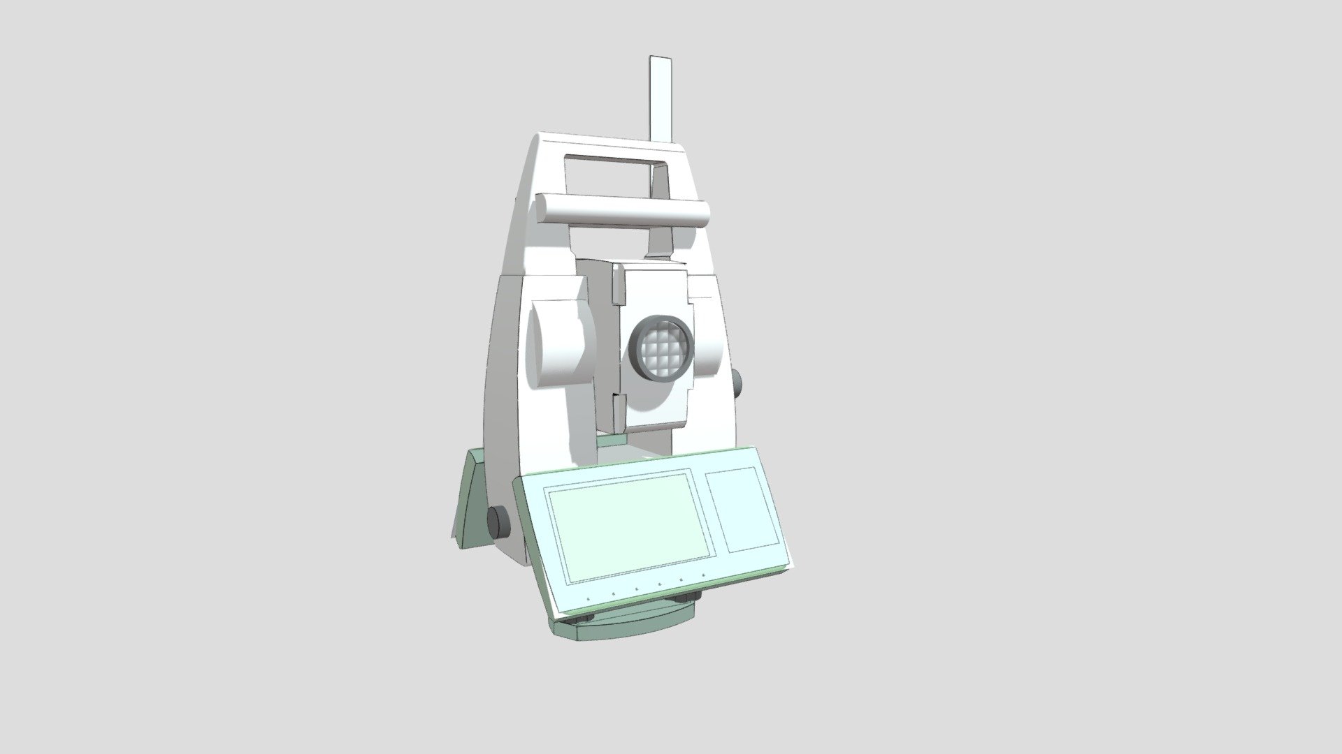 Leica total station TS16 - 3D model by spsopavaCZ [8a1cf06] - Sketchfab
