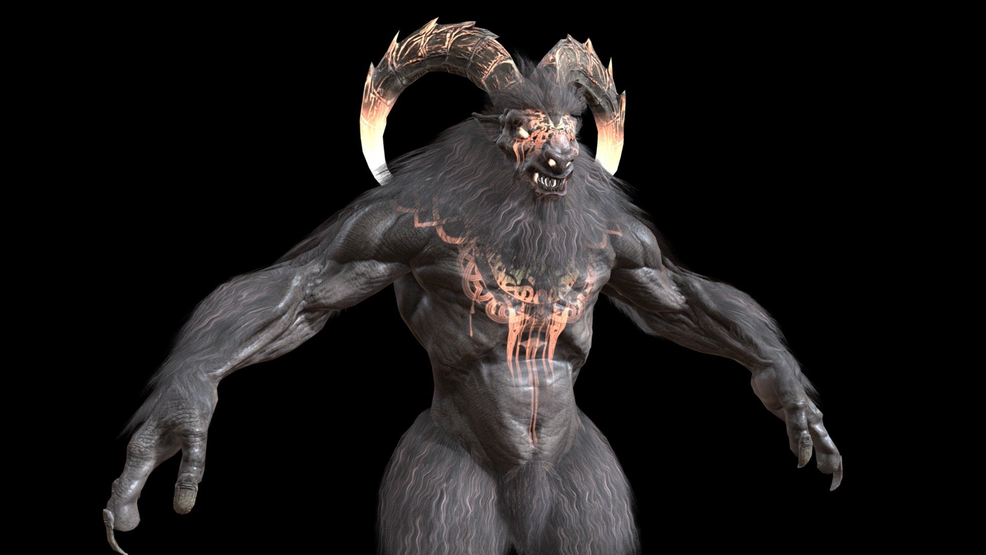 Baphomet - Buy Royalty Free 3D model by dremorn [8a1d089] - Sketchfab Store