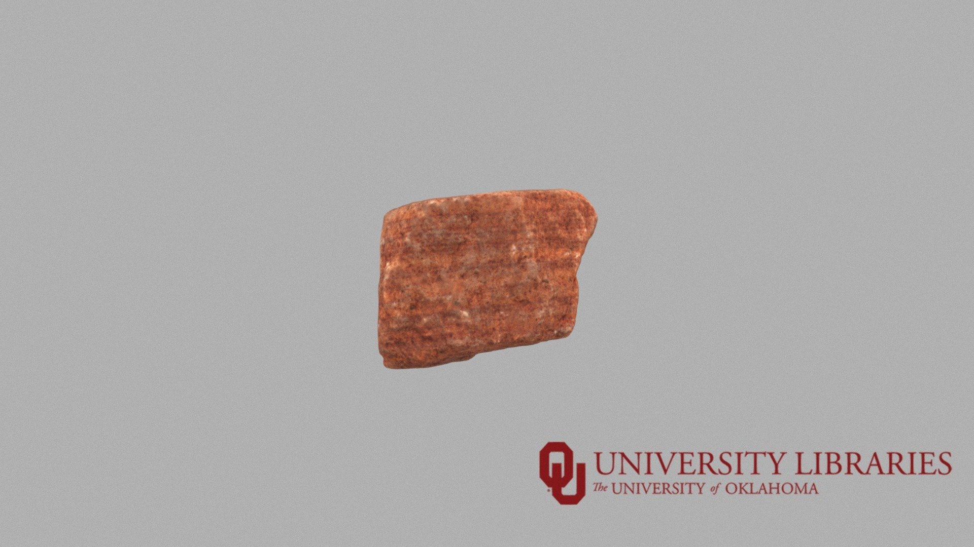 Sandstone (Red) - 3D model by OU Libraries (@libedge) [8a1d360] - Sketchfab