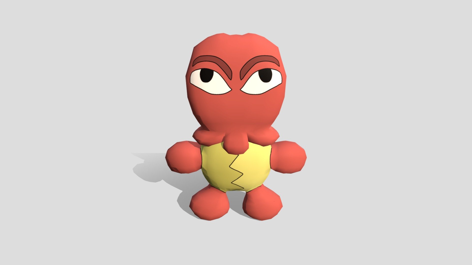 Monstro 7 (fire) - Download Free 3D model by Mauricio Rossales ...