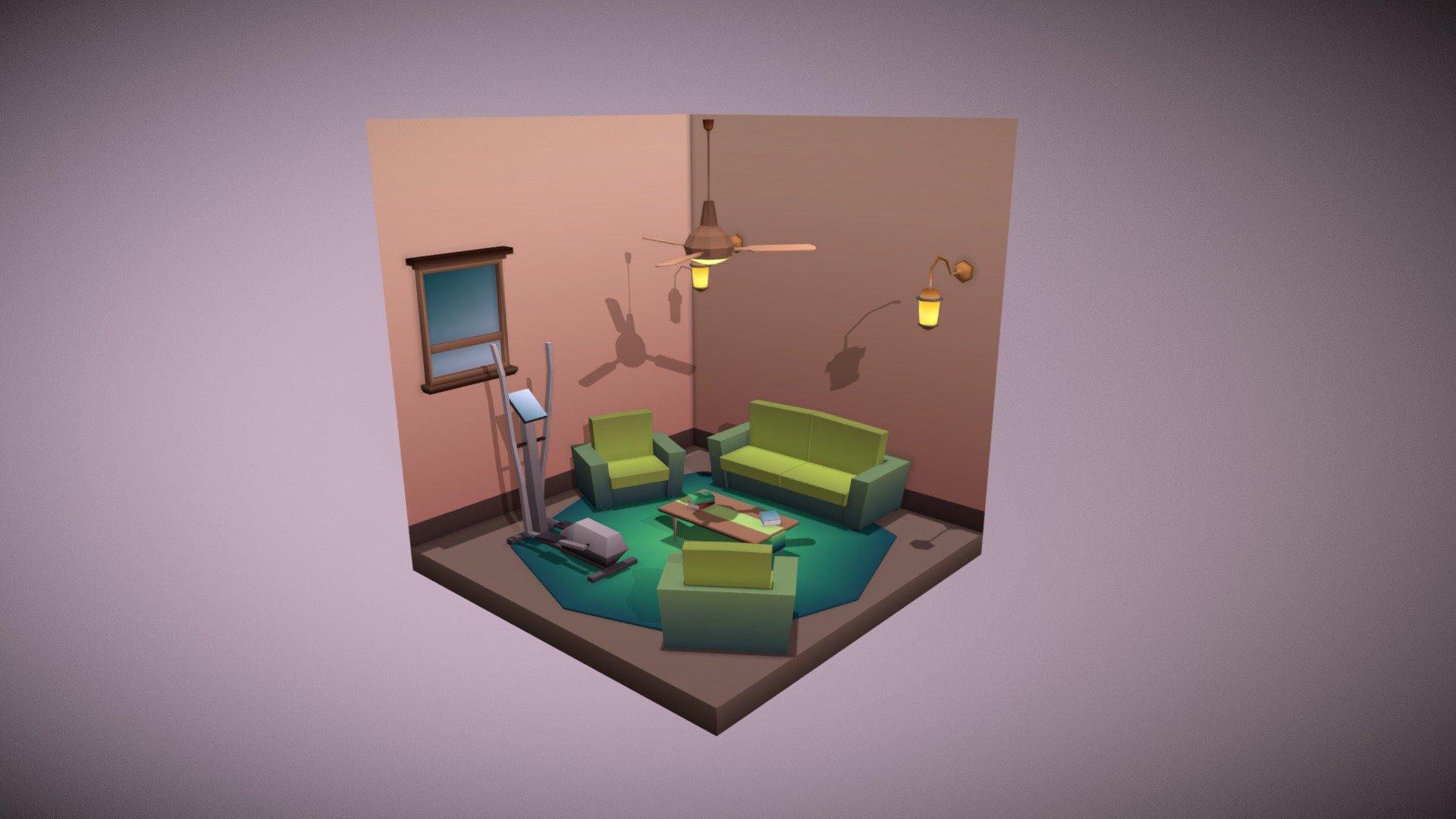 2° Scene 13/20 ~ Household Props Challenge ~ - 3D model by _LowPoly_ ...