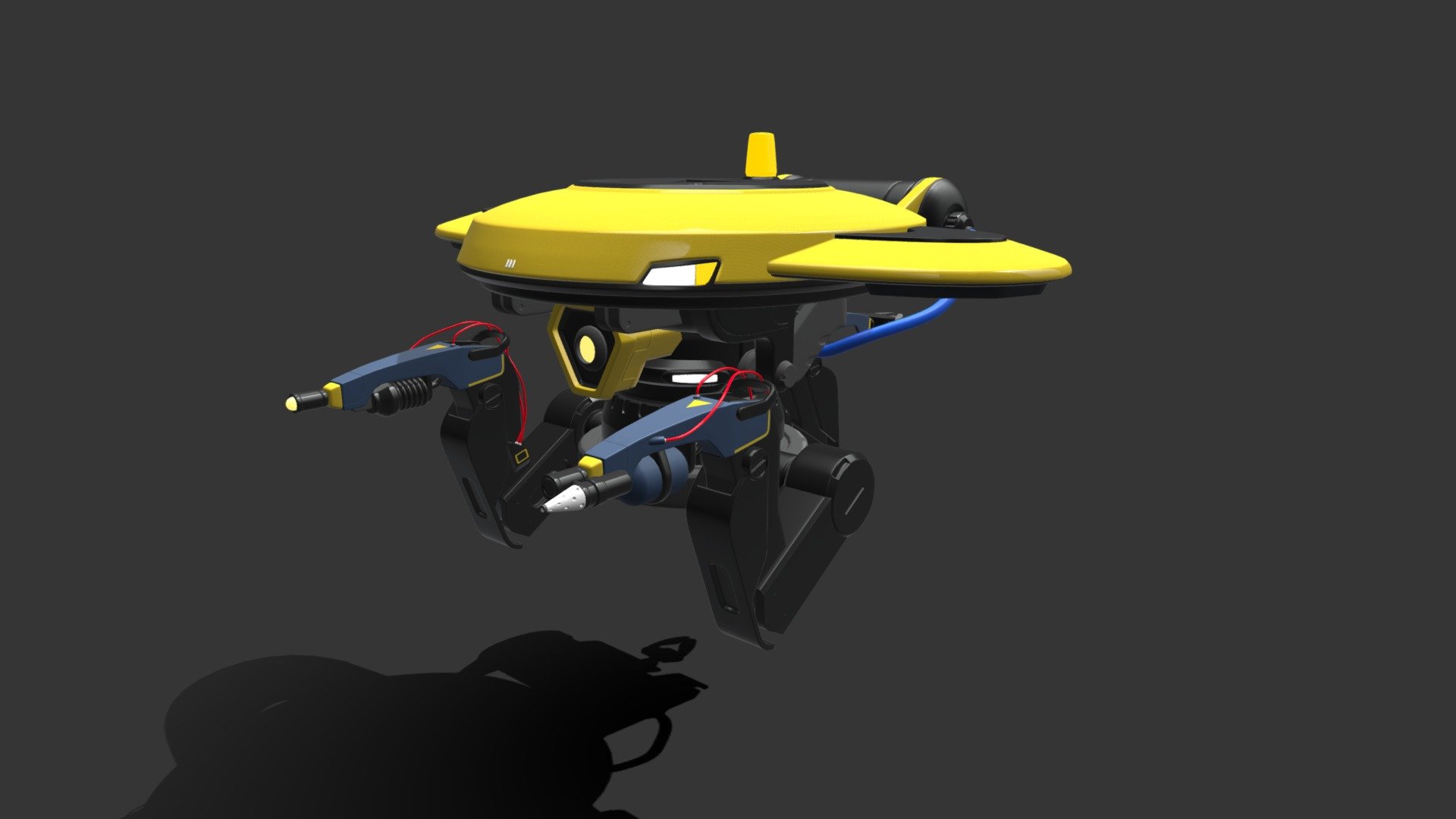 Overwatch Drone - 3D model by lobstrex [8a20cec] - Sketchfab