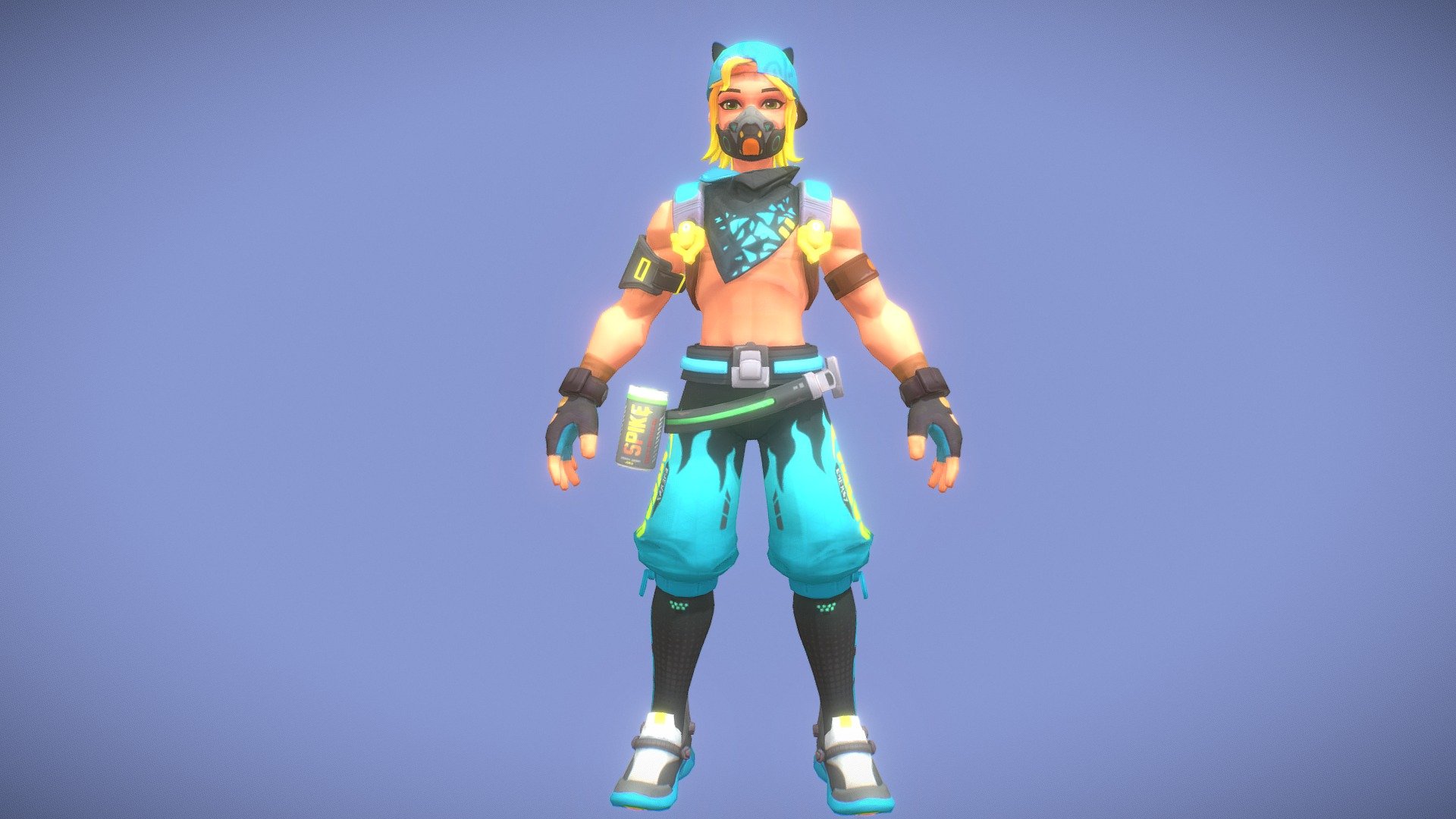 Gaming male character - Buy Royalty Free 3D model by Luna Studio ...