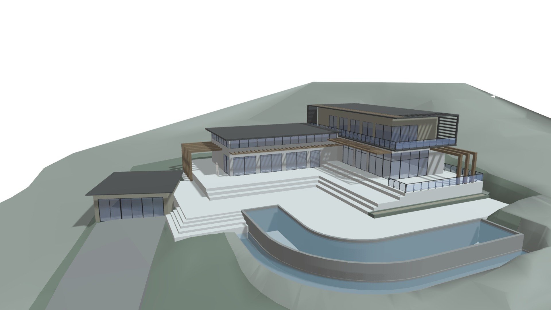Cabo Mexico Massing - 3D model by Modwell (@Jonathanreisman) [8a21e94 ...