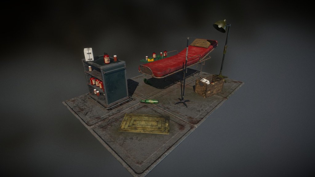Medical Zone (Fallout 4) - 3D model by Vitaliy Kovalchuk (@Domender ...