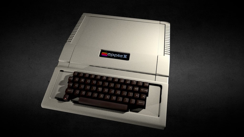 Apple II - 3D model by Mundo Desconocido (@mundodesconocido) [8a230a7 ...