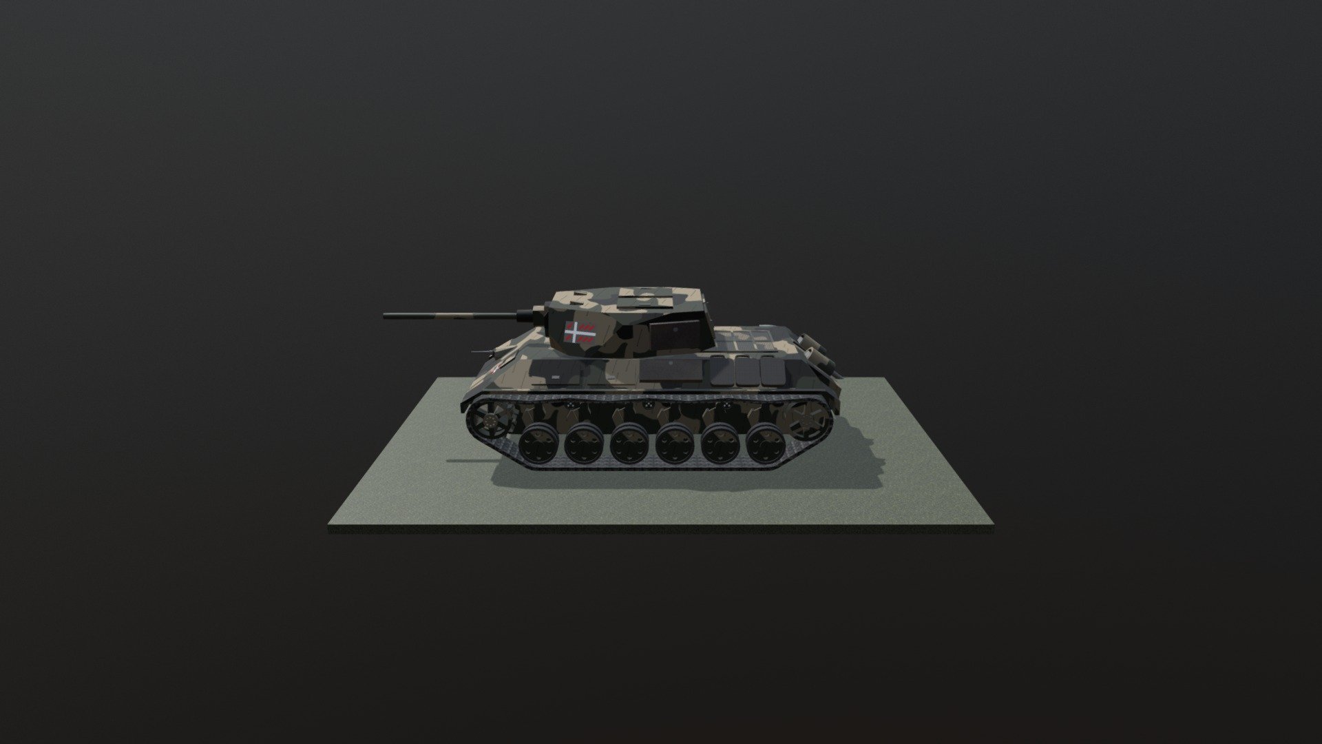 Test Tank 12 - 3D model by djhiz [8a24d8d] - Sketchfab