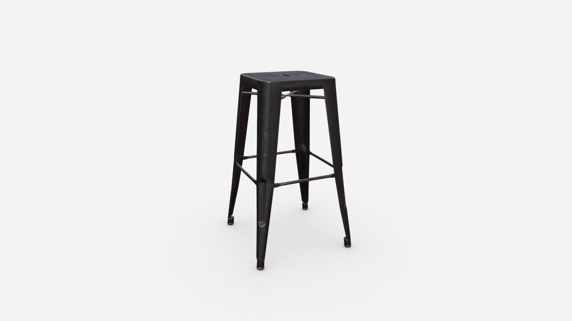 Tolix Stool - Buy Royalty Free 3D model by architexture [8a250ac] - Sketchfab Store