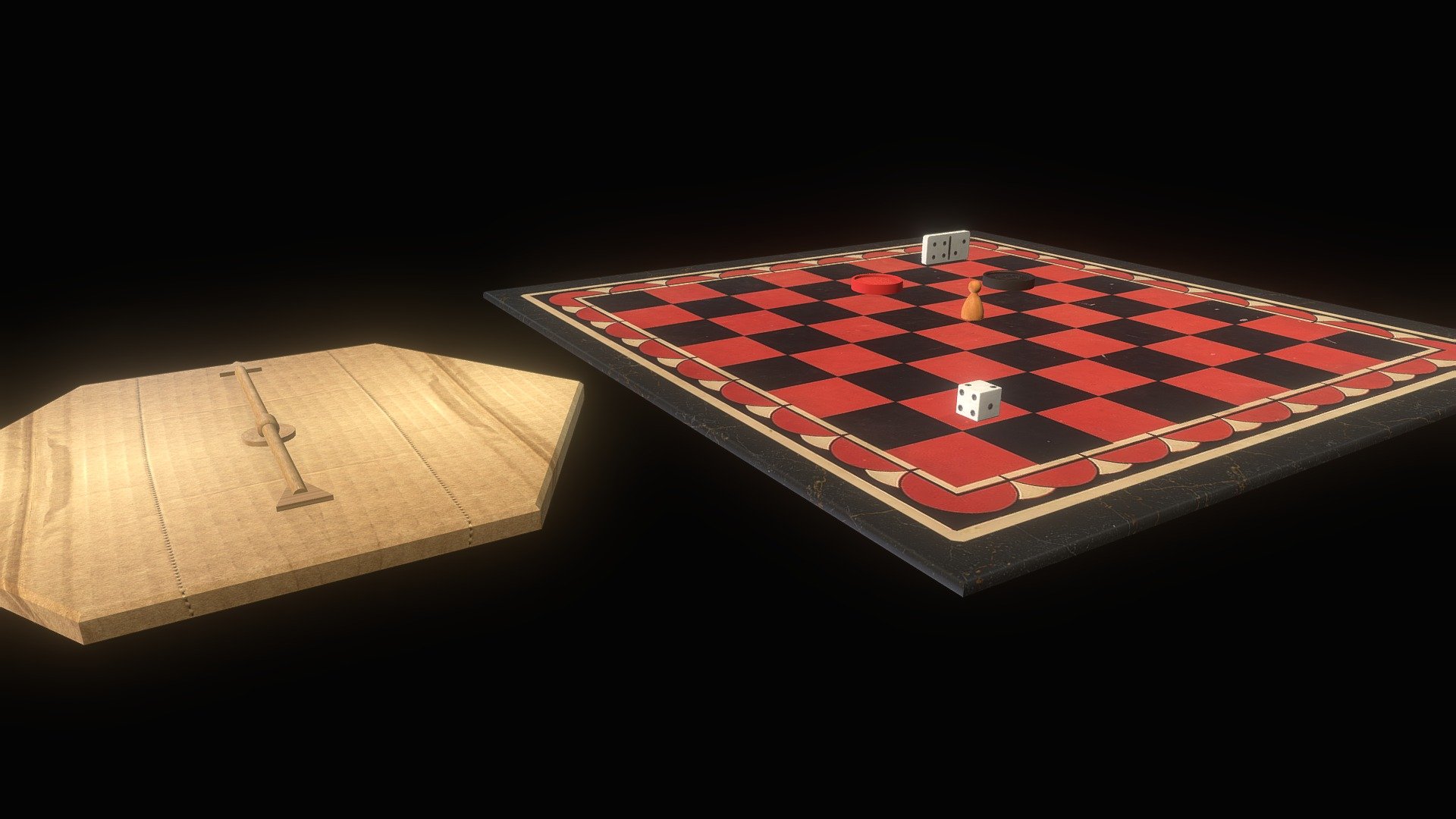 Game Pieces - Download Free 3D model by aotreek2 [8a253b4] - Sketchfab