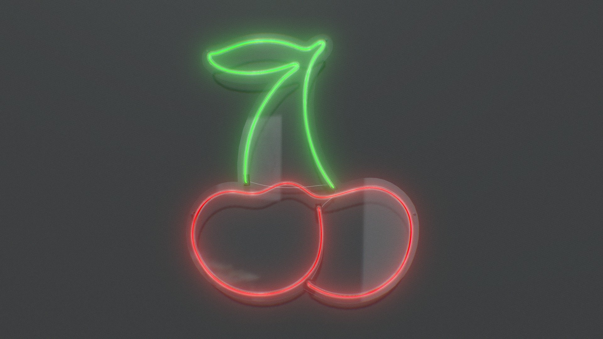 Cherries - Neon Sign - 3D model by NEONPLEX [8a25d94] - Sketchfab