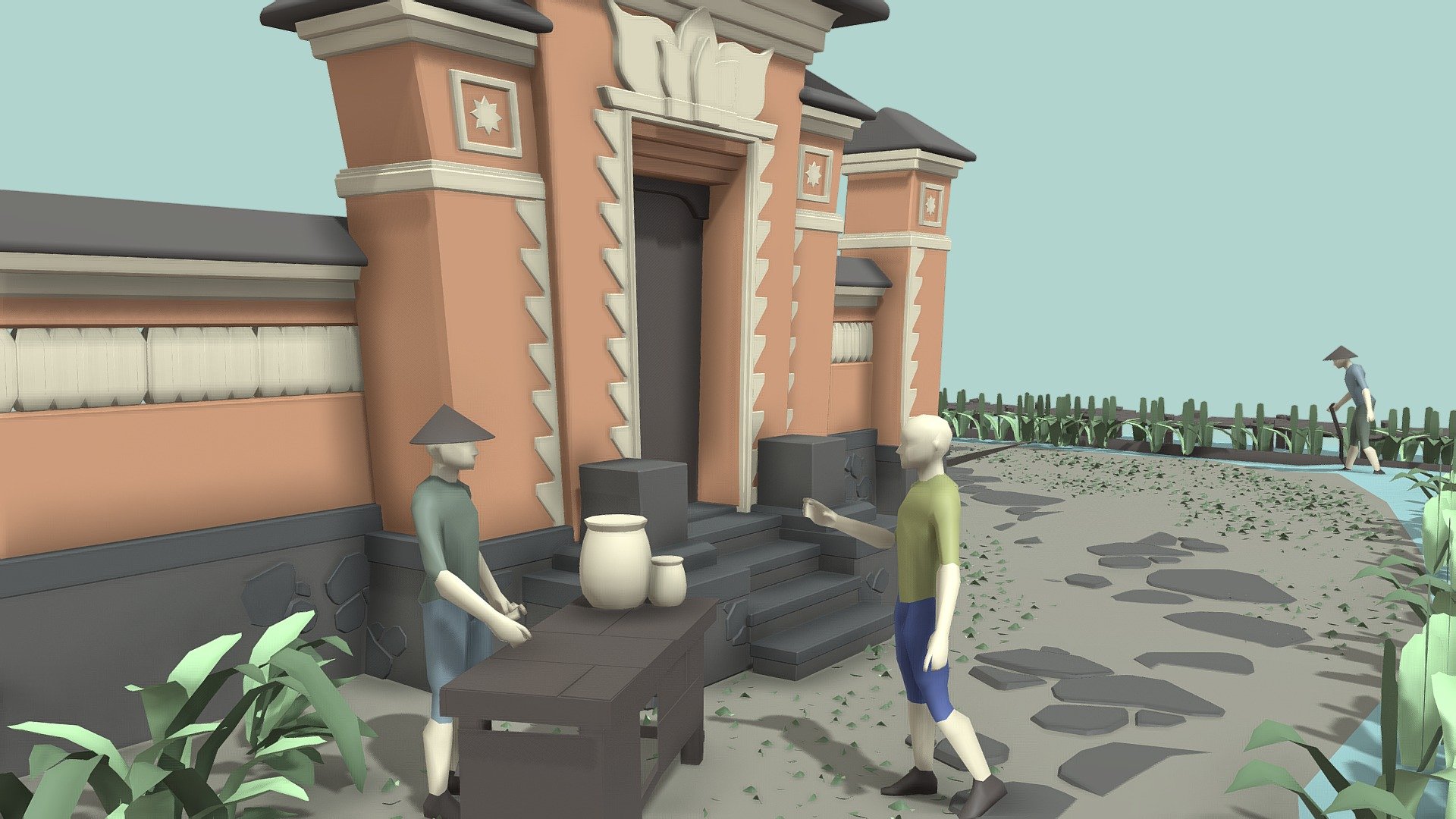 Museum Scene - 3D model by Robin (@529193) [8a26235] - Sketchfab