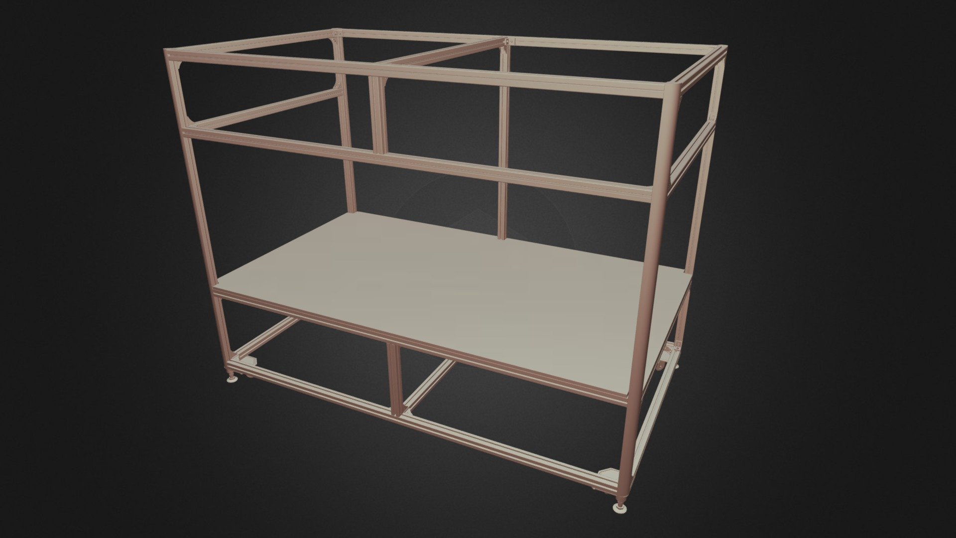 Aluminum Machine Structure - Large Size - Buy Royalty Free 3D model by ...