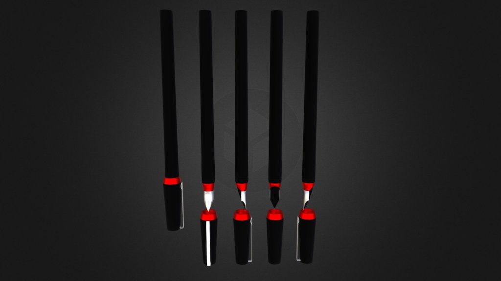 Beautiful Pen - Download Free 3D model by NoTeOlvides (@NoTeOlvidies ...