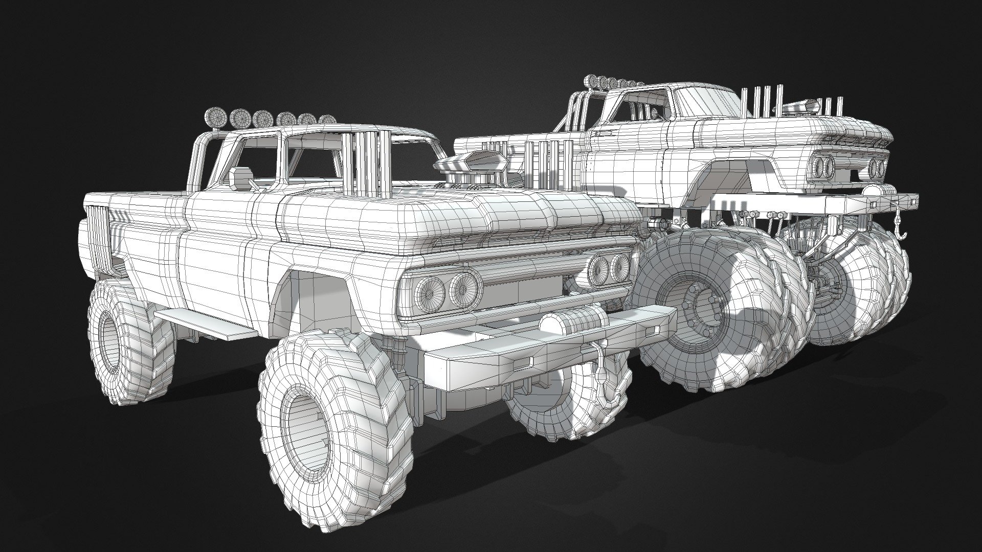 C10-Monster Truck and Pickup - Download Free 3D model by Jorma Rysky ...
