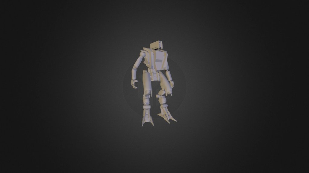 Mechbot rough mesh - 3D model by Archie Whitehead (@archiewhitehead ...