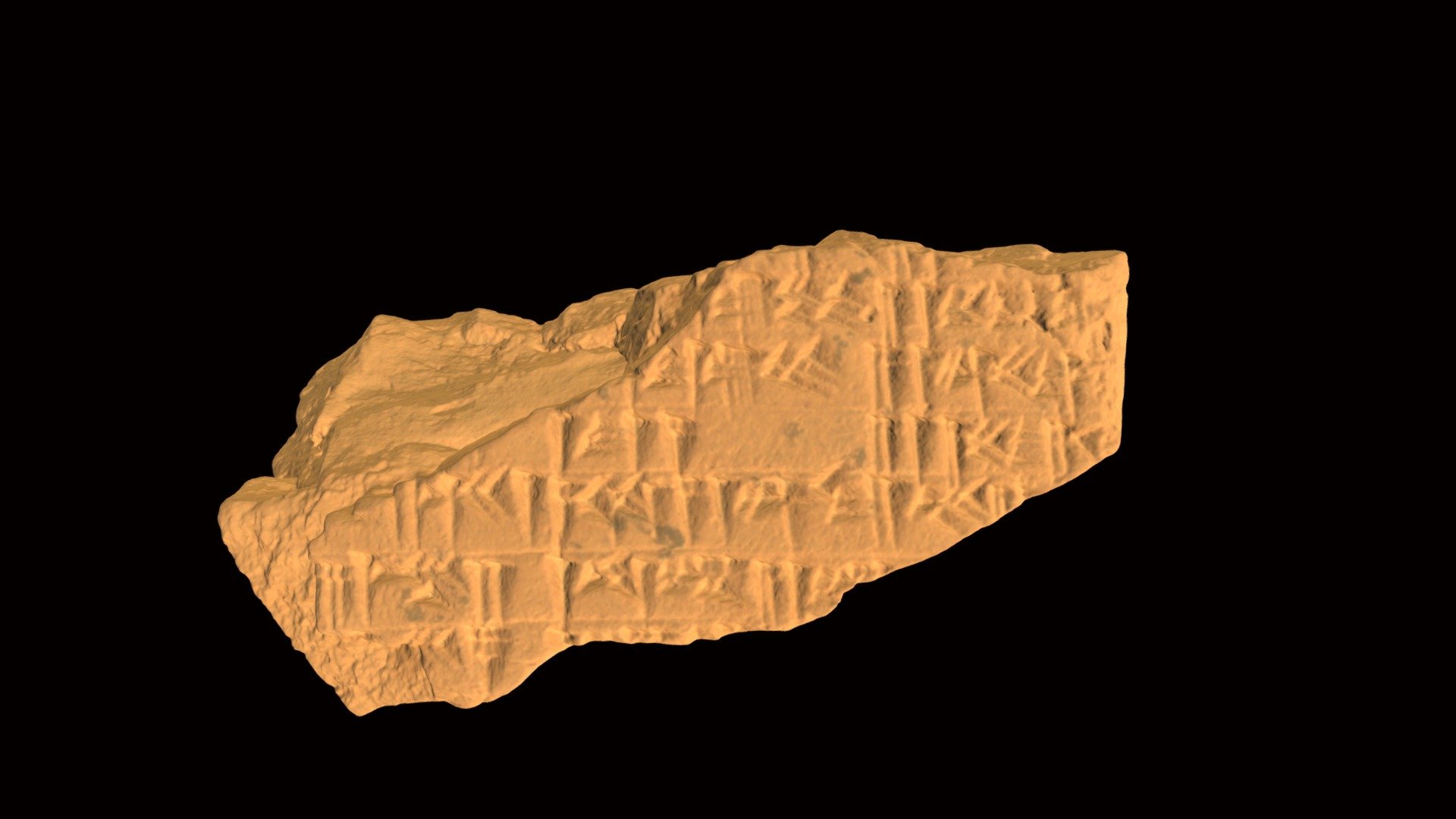 Cuneiform Tablet HMANE1891.11.35 - 3D model by Harvard Museum of the ...
