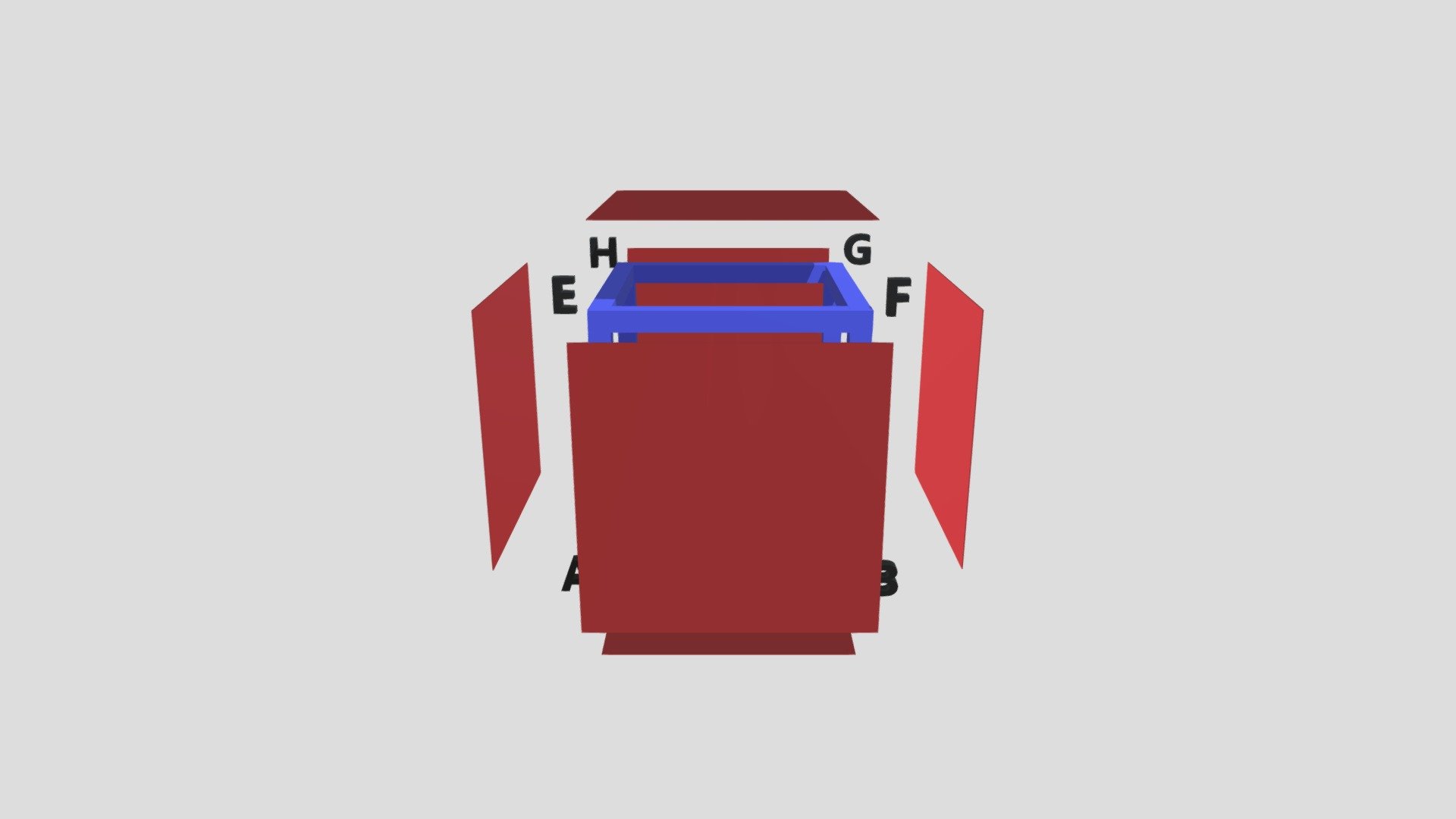 Kerangka dan Bidang Kubus - 3D model by hannn.0 [8a29d5a] - Sketchfab