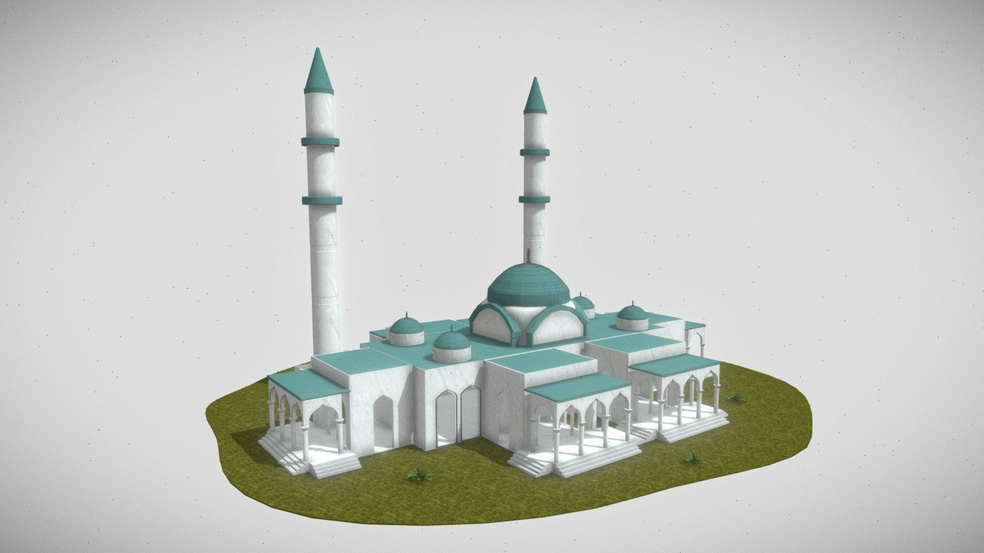 Masjid - 3D model by appsnation (@appsnation.co) [8a29ea2] - Sketchfab