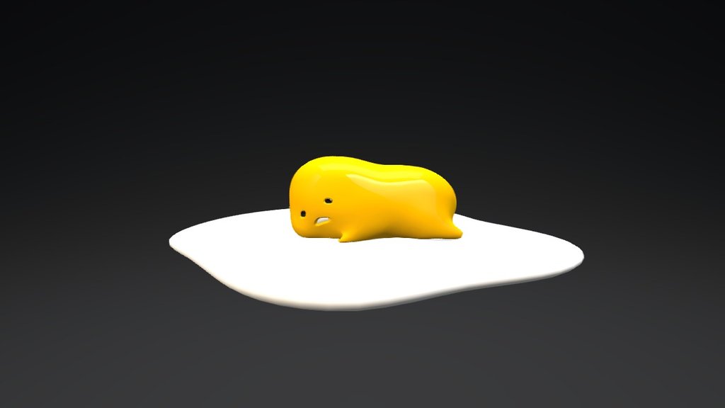 Gudetama - 3D model by lliilliillz [8a29f59] - Sketchfab