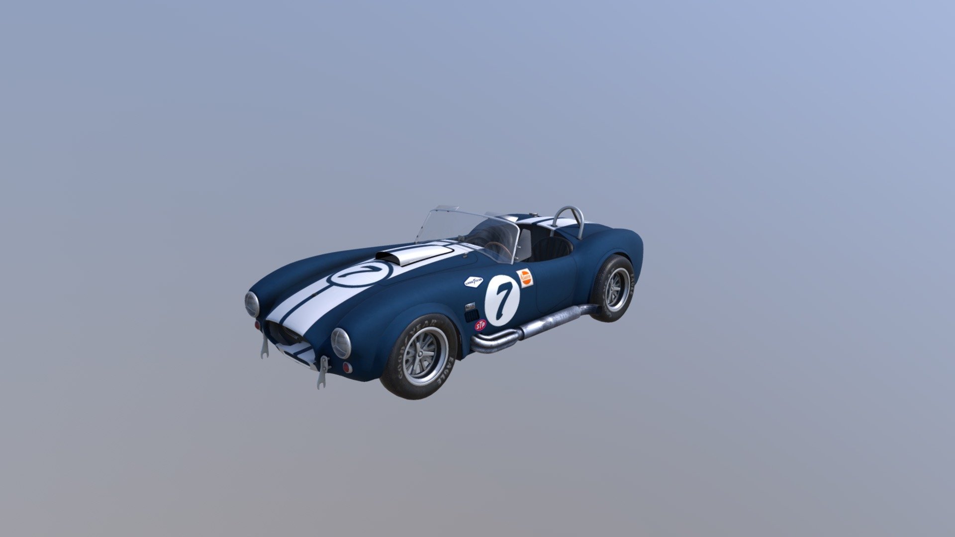 AC Cobra Racing - 3D model by super7 [8a2a0c5] - Sketchfab