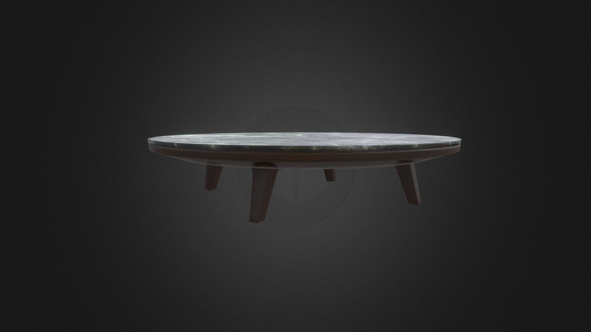 Low table rounded - Download Free 3D model by abendstern51 [8a2b5b1 ...