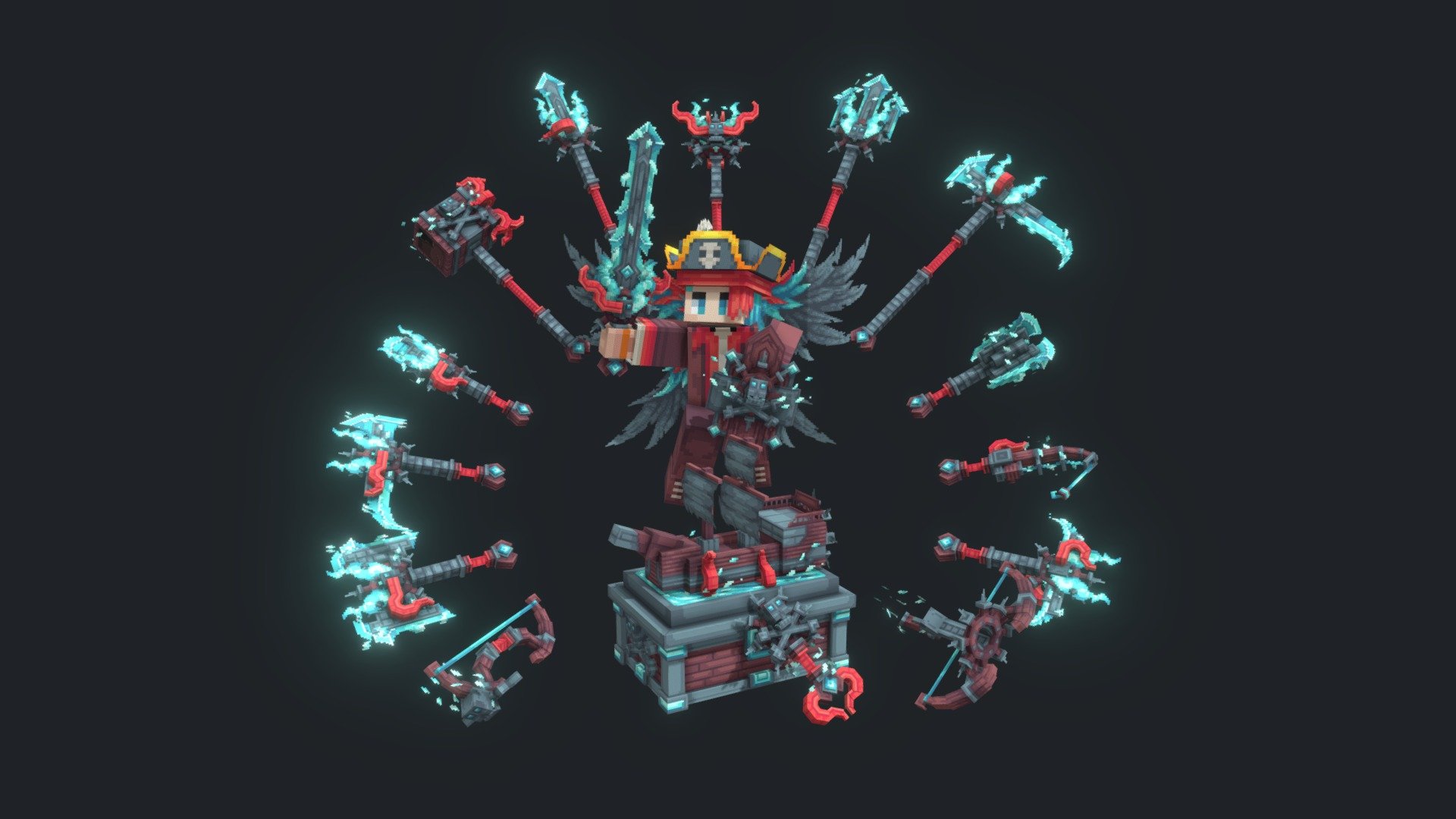 Spectral Corsair Weapons and Tools Set - 3D model by Polygony ...