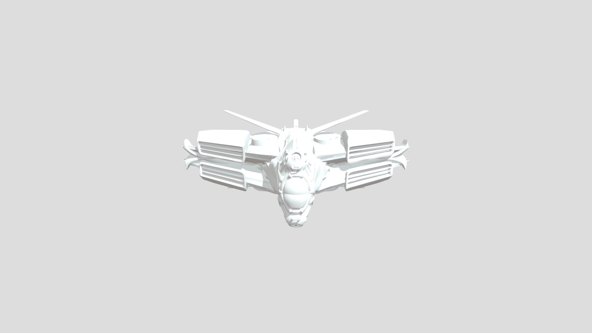 85-intergalactic Spaceship-stl-ascii - 3D model by Devidjons [8a2bb96 ...