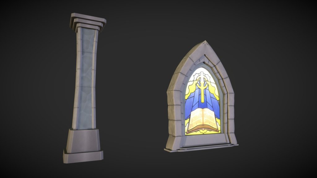 WoW Legion WIP - Window And Pillar - Download Free 3D model by zhixson ...