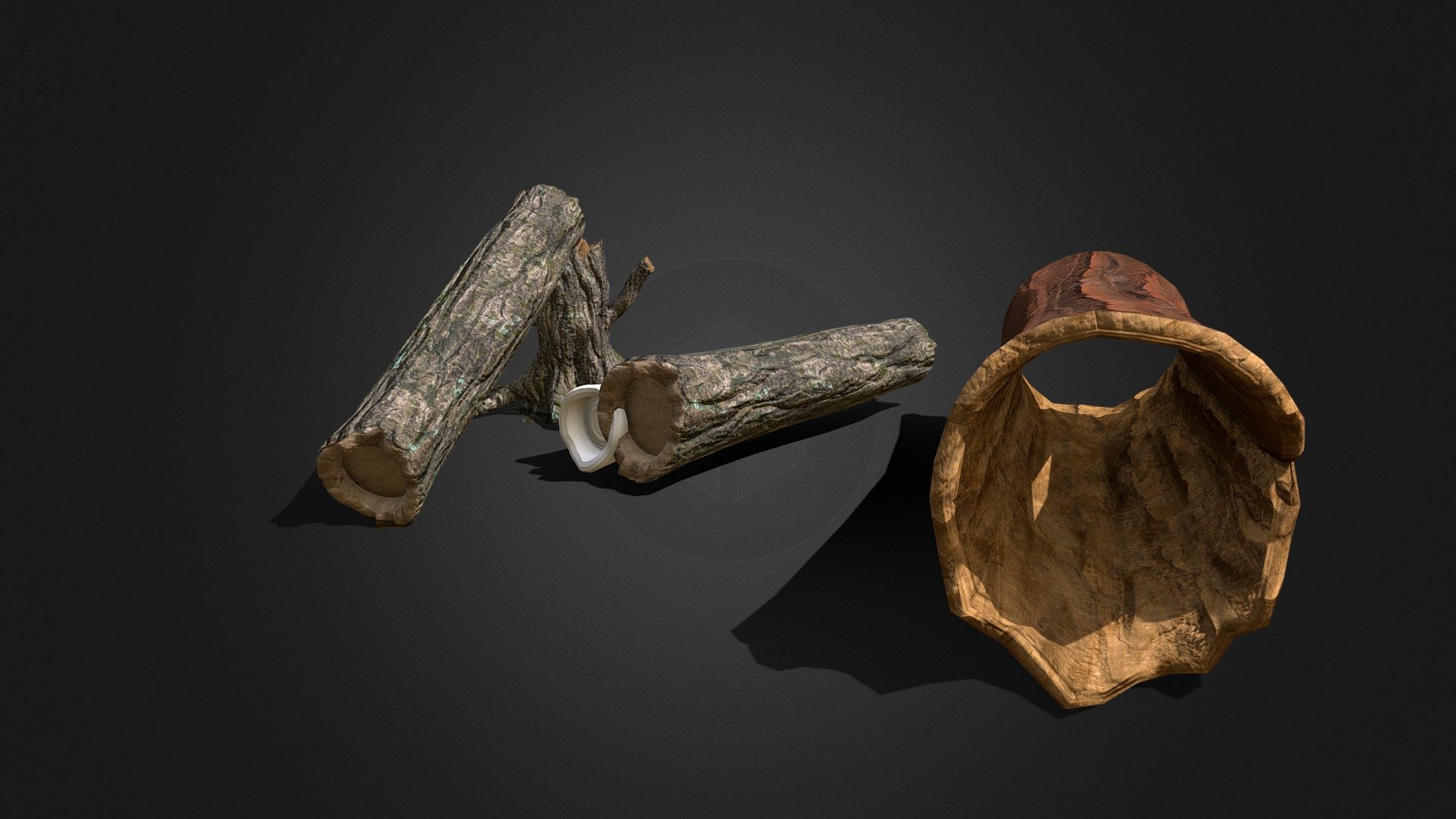 Logs - 3D model by CleanCraft3D (@CleanCraft_3D) [8a2e89b] - Sketchfab