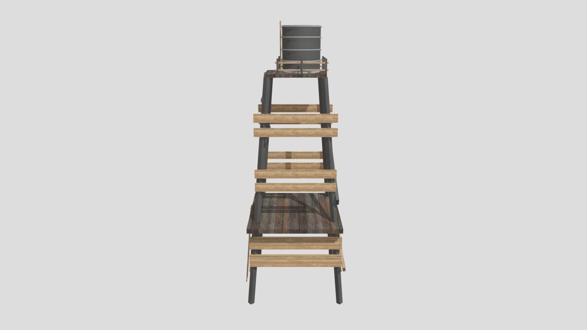 Western Water Tank - 3D model by Lauren.Snuderl [8a30562] - Sketchfab