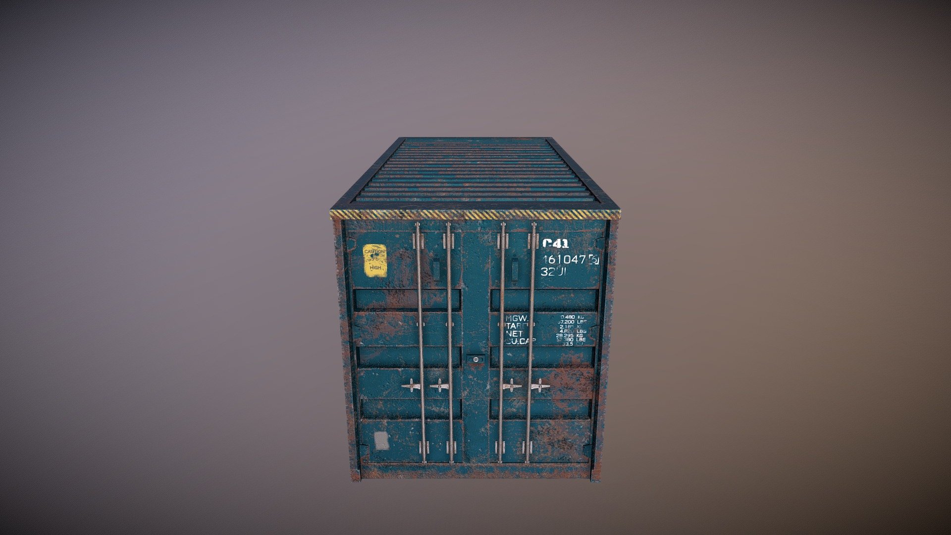 Cargo Container - 3D model by AlexThomas [8a31462] - Sketchfab