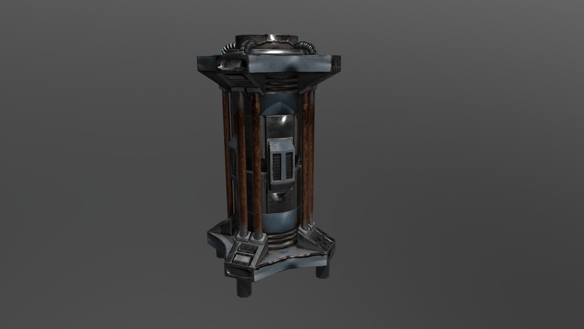 Gas Container - 3D model by Mateus Schwaab (@Mehrus) [8a315c2] - Sketchfab