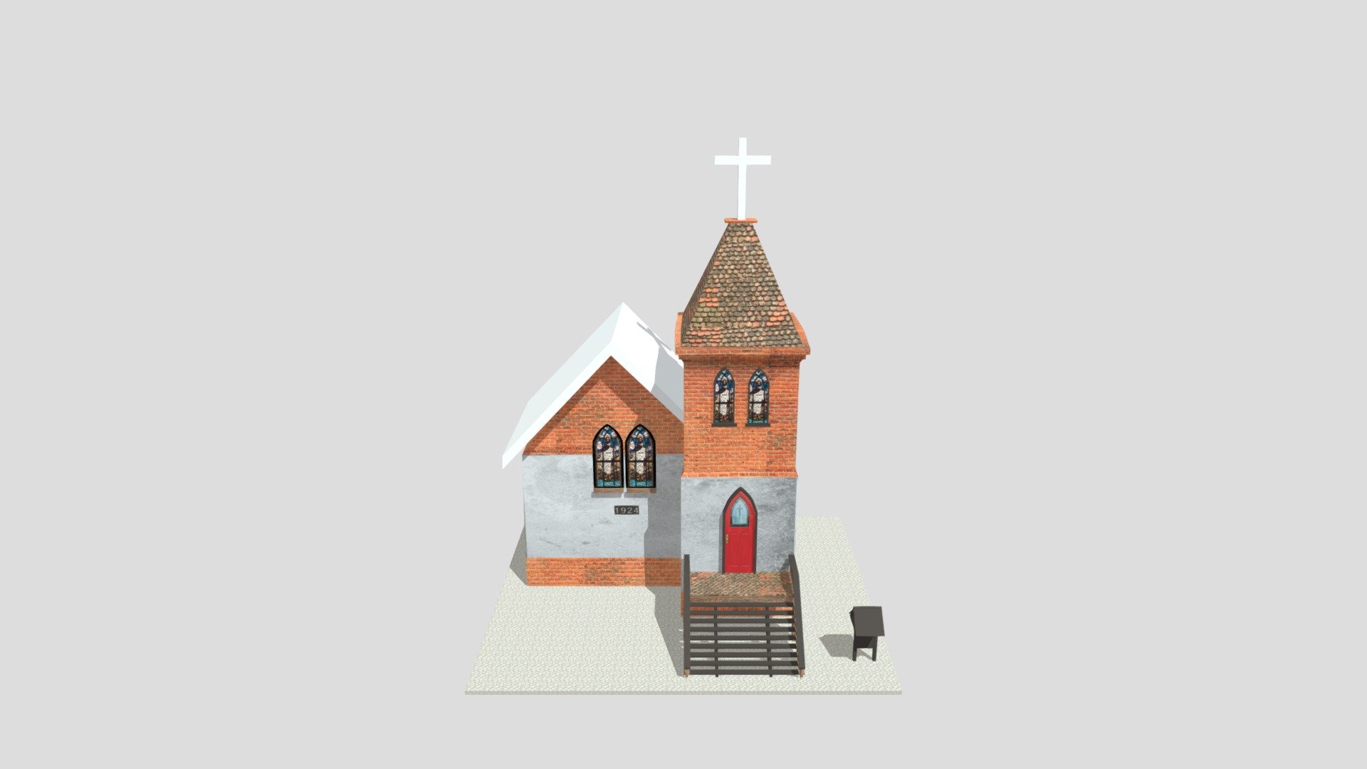 Church 3D Model Main File - 3D model by MeetanshiInc [8a32f40] - Sketchfab
