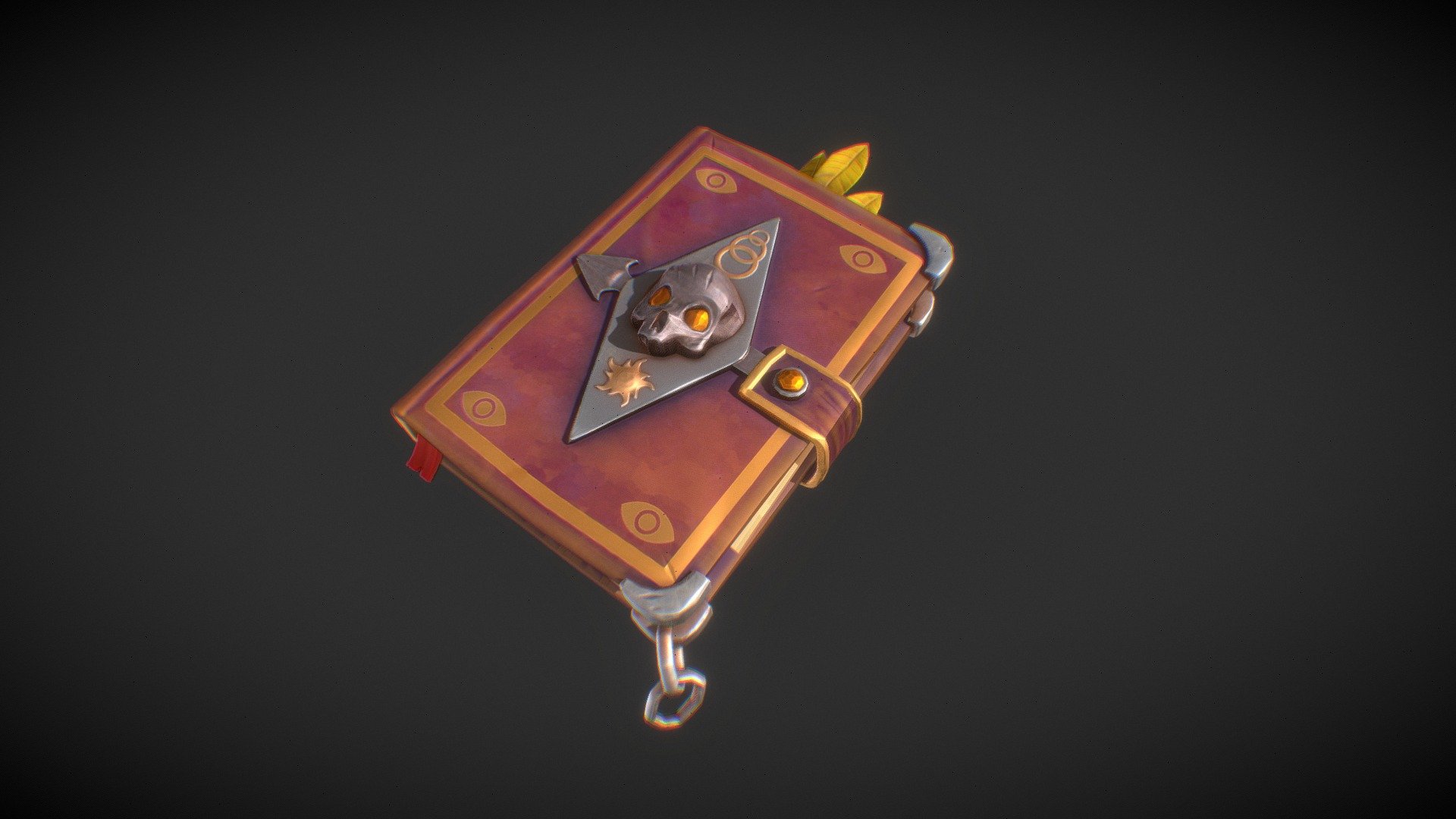 Stylized Magic Book - 3D model by mr_fayazoff [8a33768] - Sketchfab