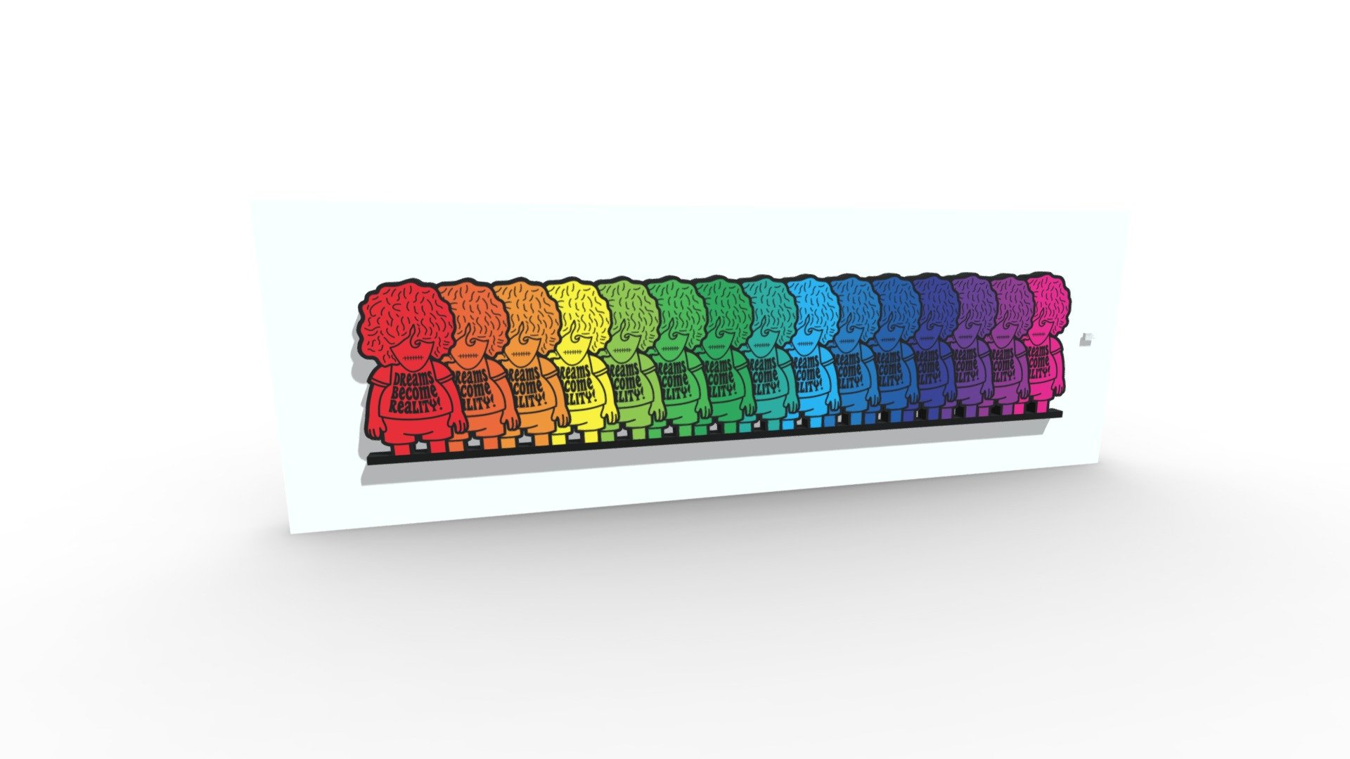 "KiD Color Squad!" Installation - 3D model by bizarroboyzo [8a33c03 ...