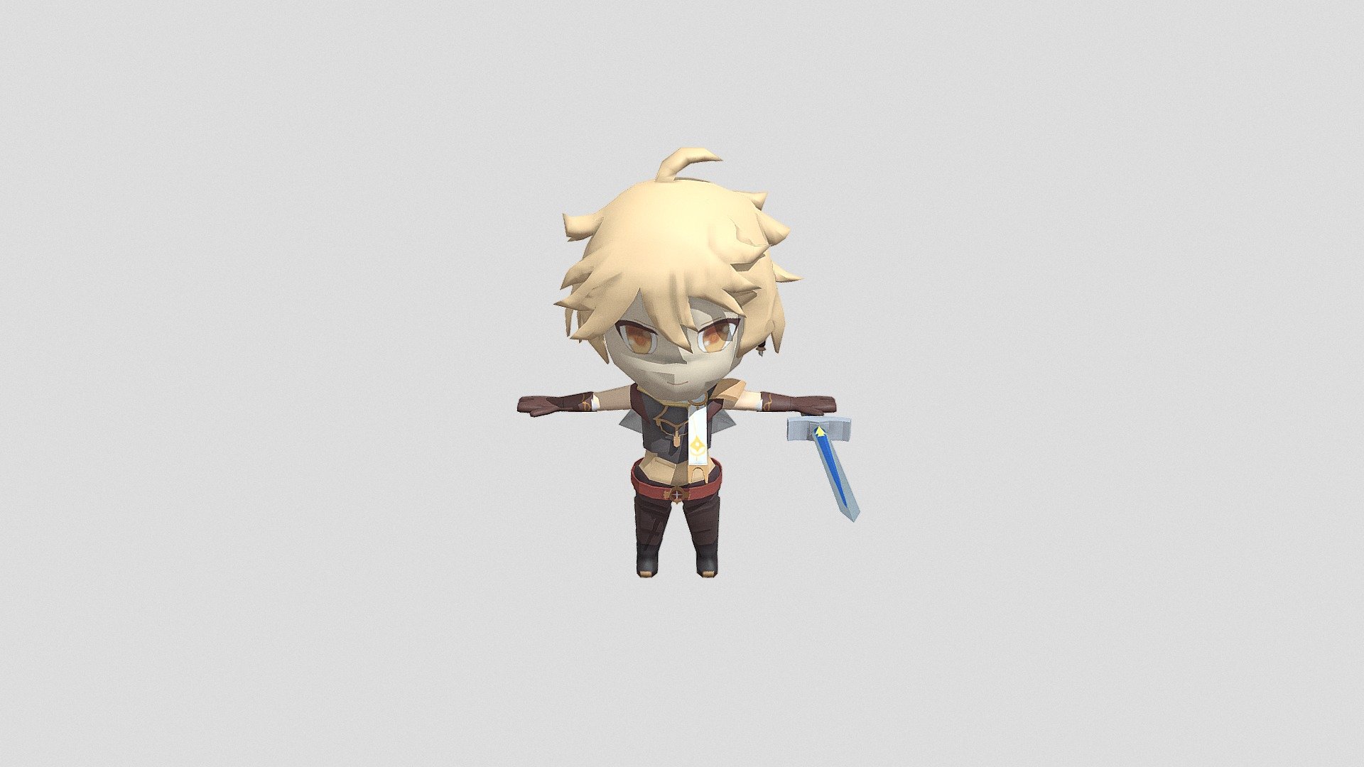 chibi - 3D model by shadoweclipse [8a350a4] - Sketchfab