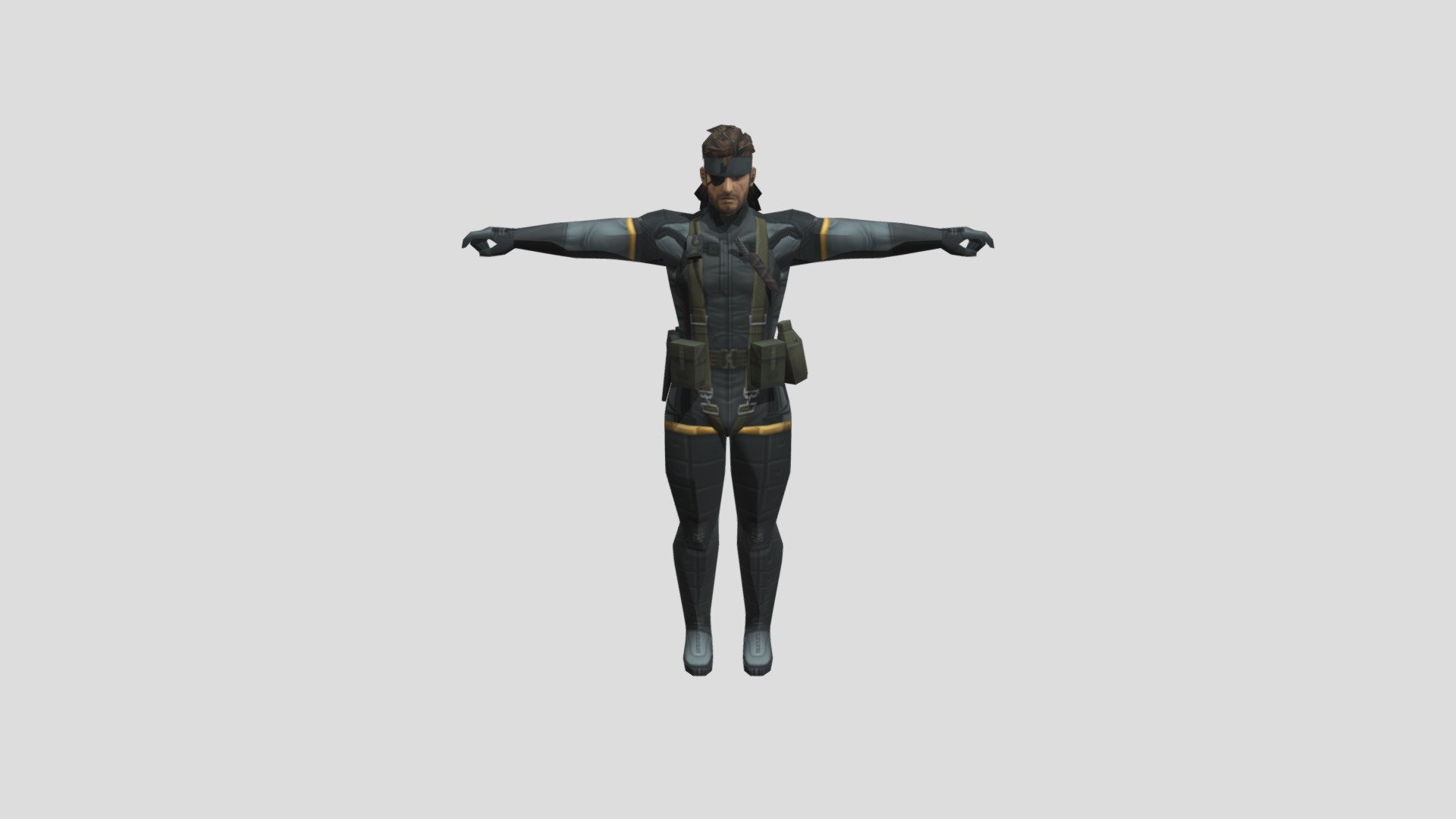 Naked Snake - Download Free 3D model by bobberxd [8a39ceb] - Sketchfab