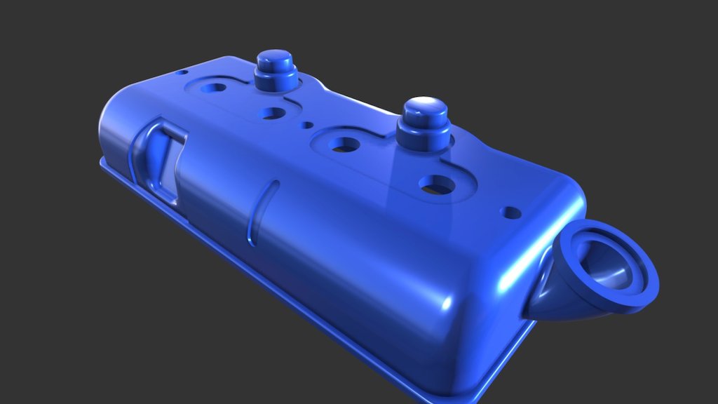 Renault Alpine A110 Valve Cover 4 - 3D model by kaaa [8a3bbf7] - Sketchfab
