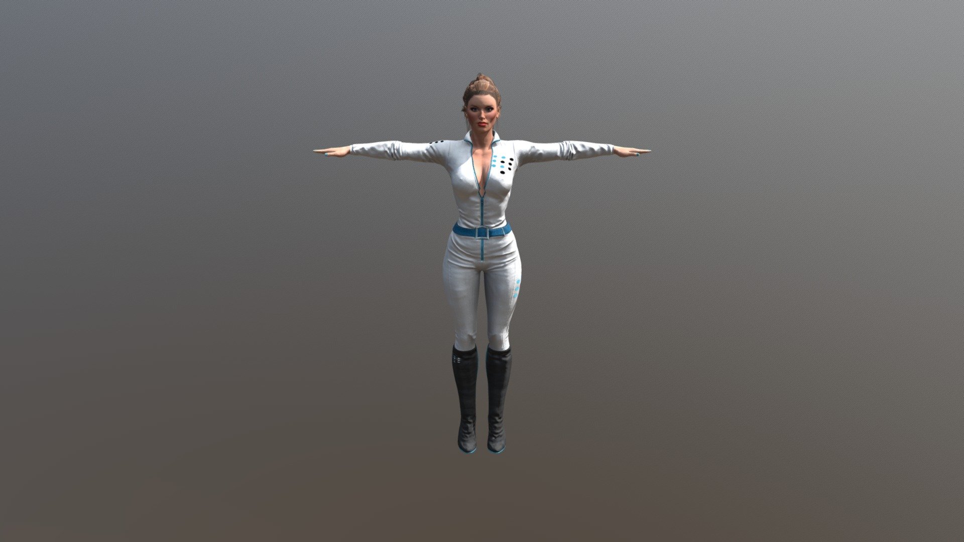 CloudGirl Superhero - 3D model by Mike (@CloudConstable) [8a3c7f2 ...
