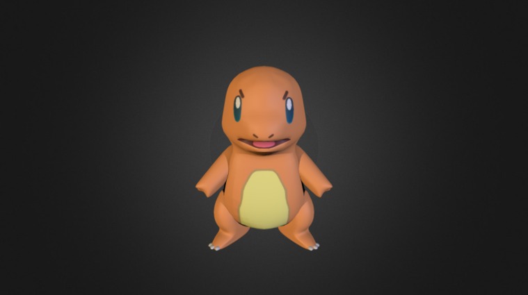 Charmander - 3D model by Jonas_Rains (@jonas_rains_models) [8a3db61 ...