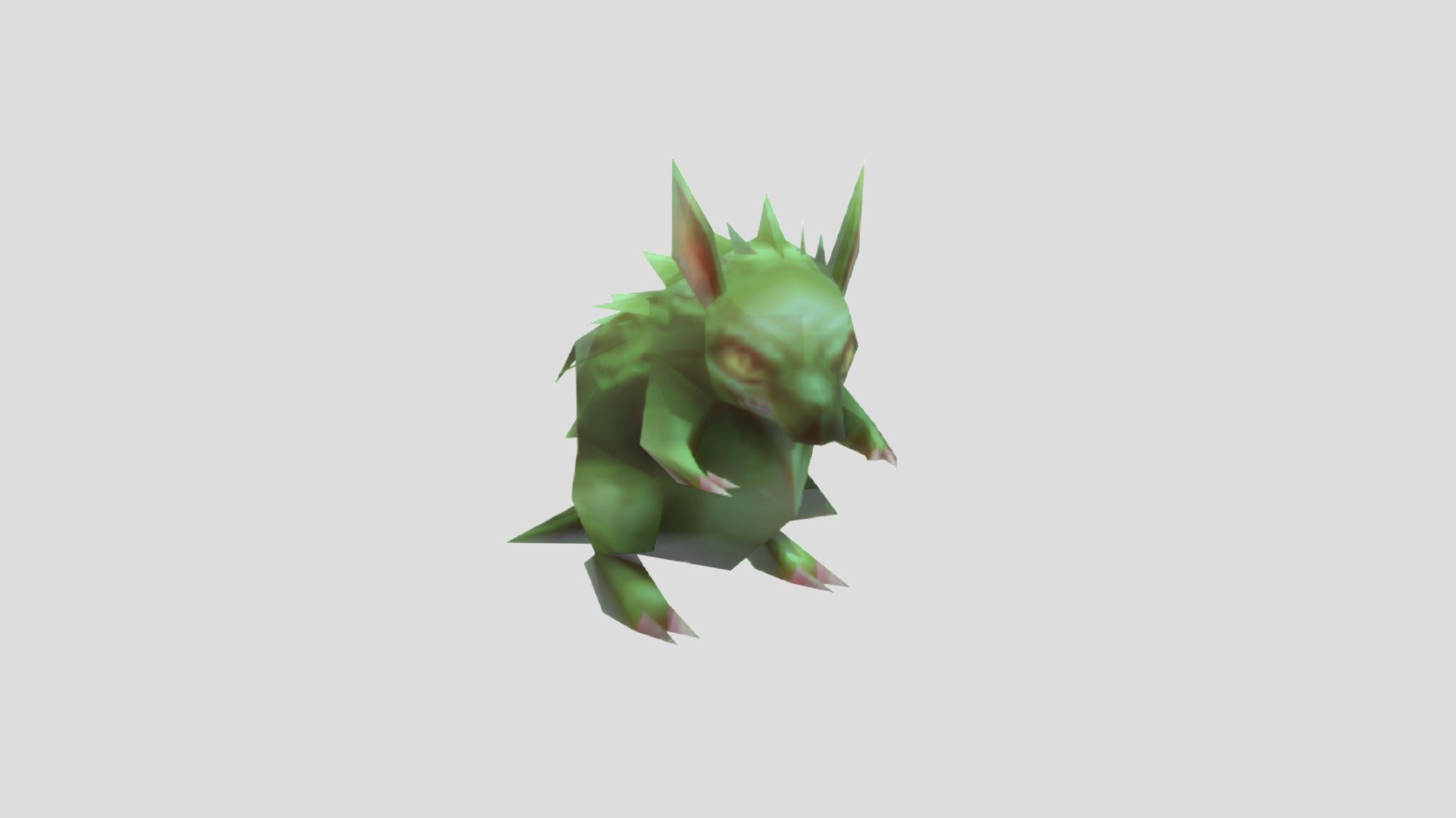 DS D Si - Final Fantasy III - 049 - Pugman - Download Free 3D model by ...