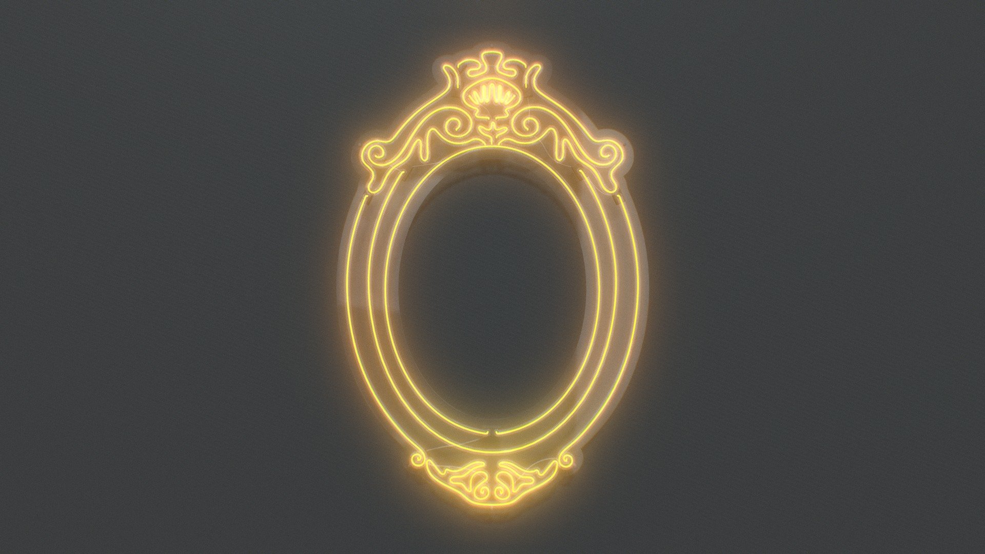 Picture Frame 3 - Neon Sign - Buy Royalty Free 3D model by NEONPLEX ...