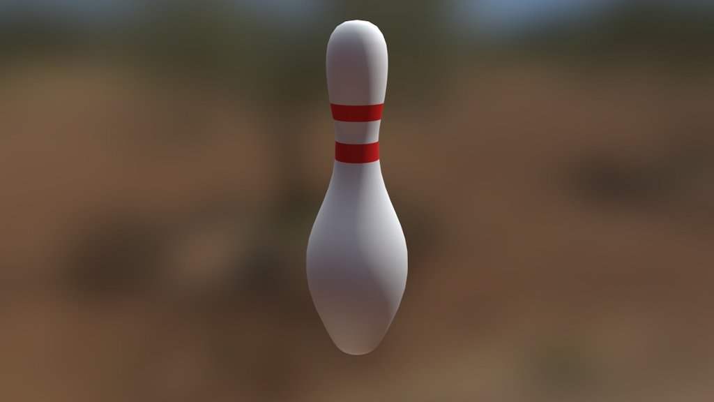Bowling Pin - 3D model by Jonathan (@jonathanosmond) [8a3fe38] - Sketchfab