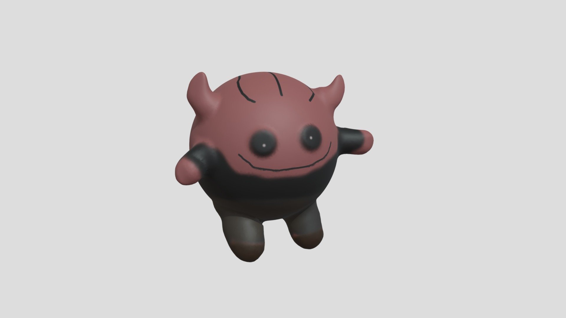 Jimbo the little demon - 3D model by KarolKaczynski [8a40db8] - Sketchfab