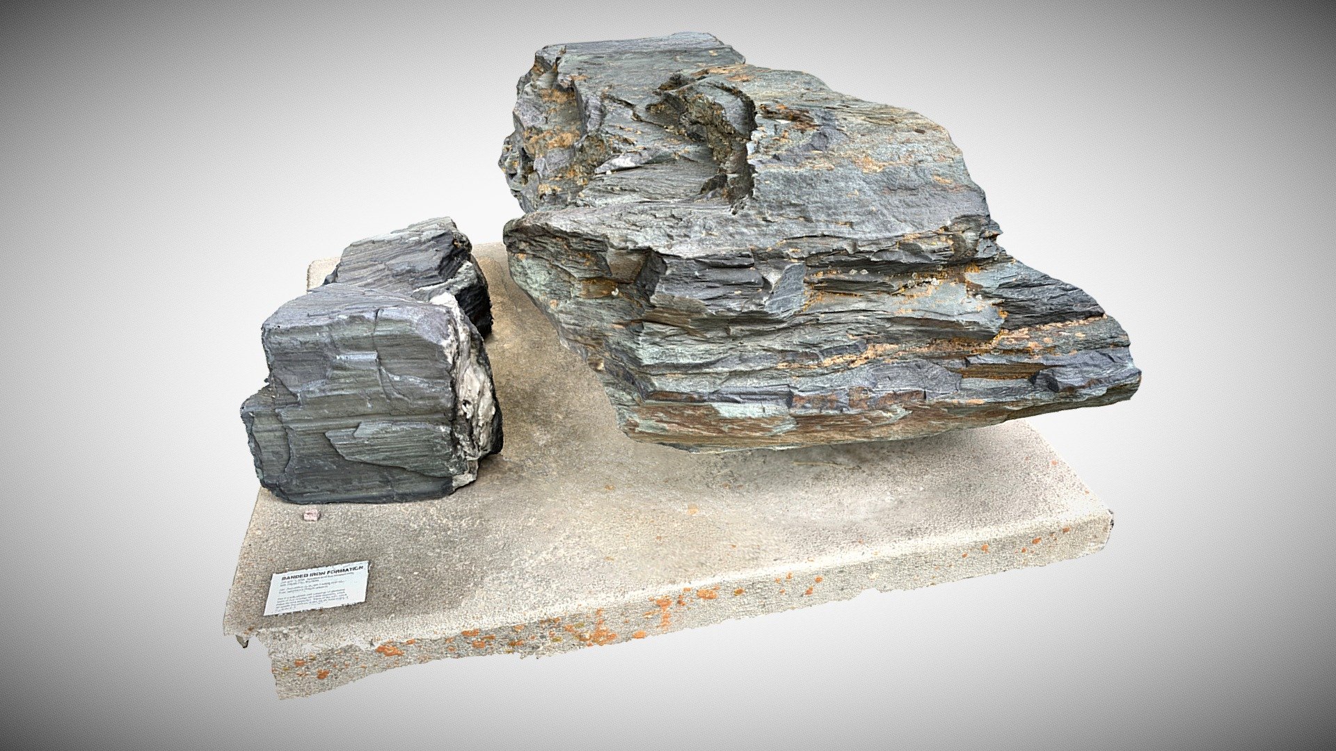 Banded Iron Formation, USA - Download Free 3D model by Sara Carena ...