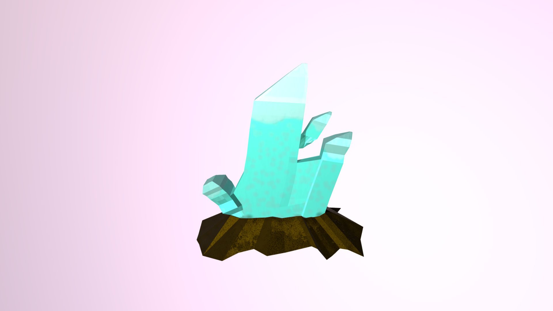 Quartz Crystal Cyan - 3D model by faldutiman [8a41023] - Sketchfab