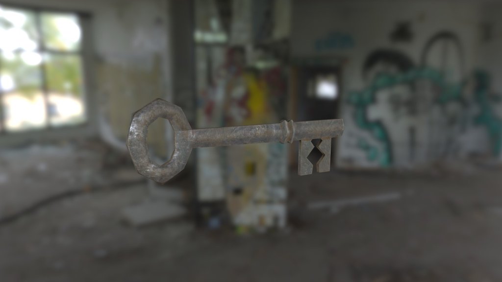 Old Rusty Key - Download Free 3D model by James Gorman (@gormangallery ...