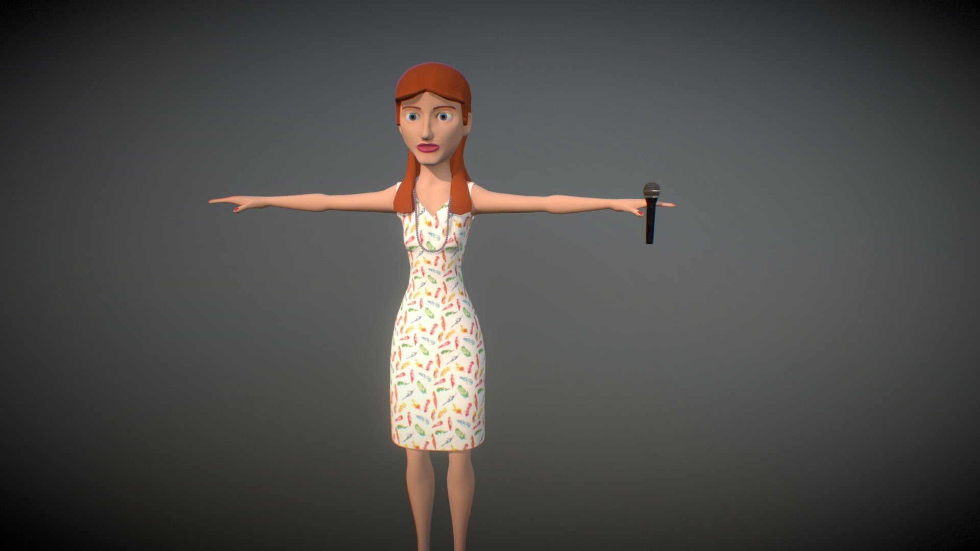 Ms Grey Actress - 3D model by Garry (@fatglist) [8a44cb9] - Sketchfab