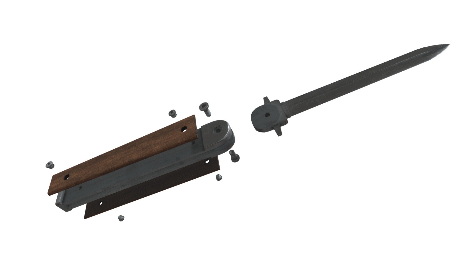 pocket folding knife - Download Free 3D model by stasbelyk13 [8a44f44 ...
