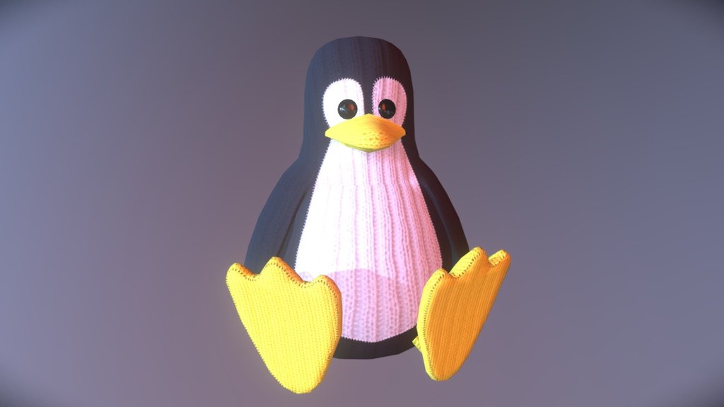 Tux - Download Free 3D model by Luther 3D (@Luther3D) [8a46ed7] - Sketchfab